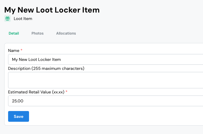 Adding Items to the Loot Locker – Mighty Loud
